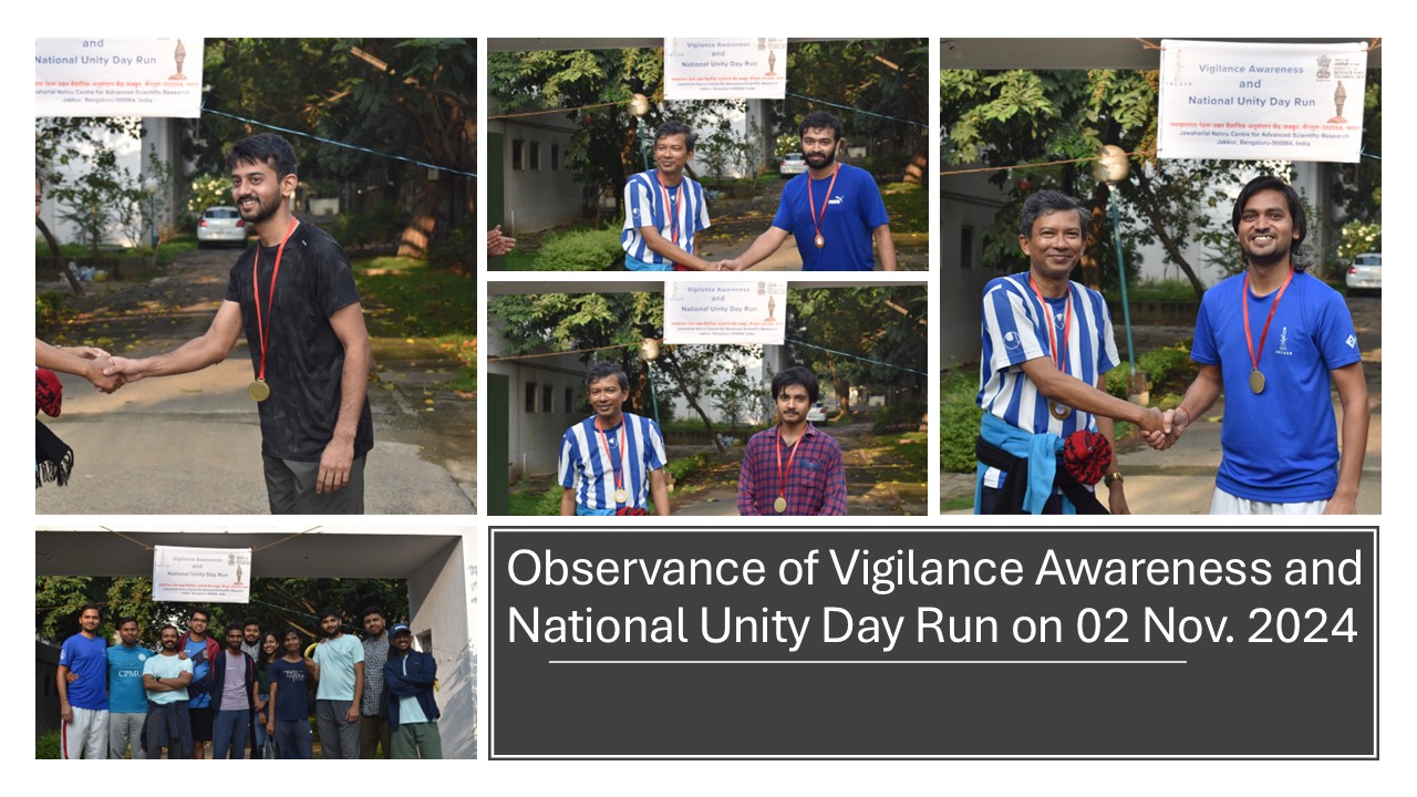 Vigilance Awareness Week | Official website of Jawaharlal Nehru Centre for Advanced Scientific ...
